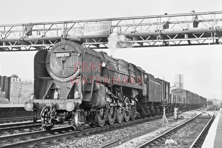 PHOTO BR STANDARD CLASS 9F LOCO 92003 AT NEWBURY 1964 | eBay