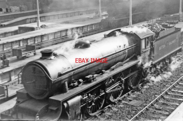 PHOTO LNER THOMPSON B2 4-6-0 61616 FALLODON AT LIVERPOOL STREET RAILWAY ...