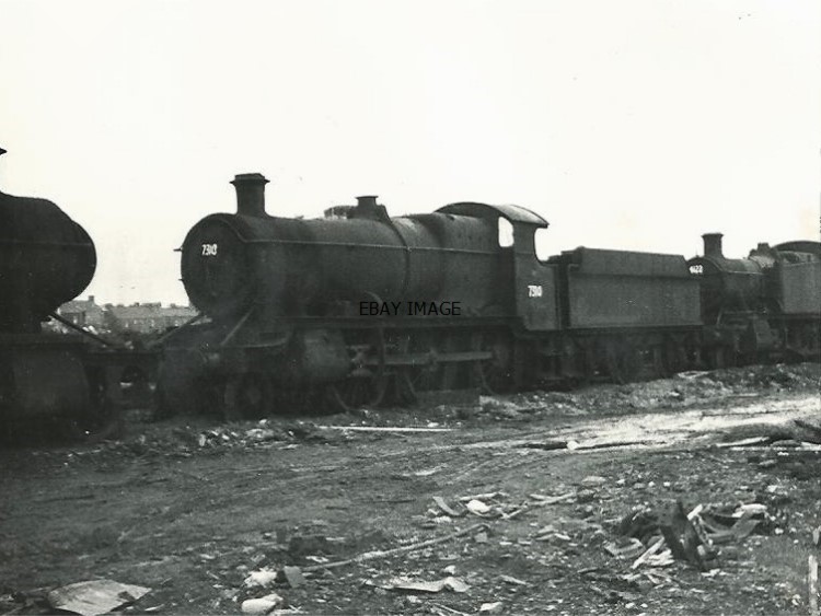 PHOTO GWR 43XX CLASS 2-6-0 NO 7310 AWAITING SCRAPPING AT BIRDS ...