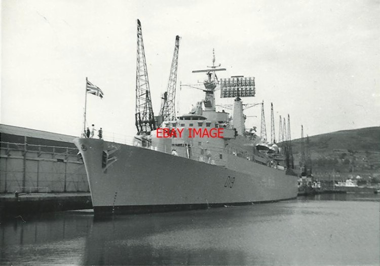 PHOTO HMS GLAMORGAN COUNTY CLASS BATCH 2 DESTROYER V5 HMS GLAMORGAN ...