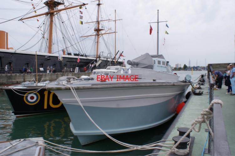 PHOTO MGB 81 THE PRESERVED BRITISH POWER BOAT TYPE 74 MOTOR GUN BOAT ...