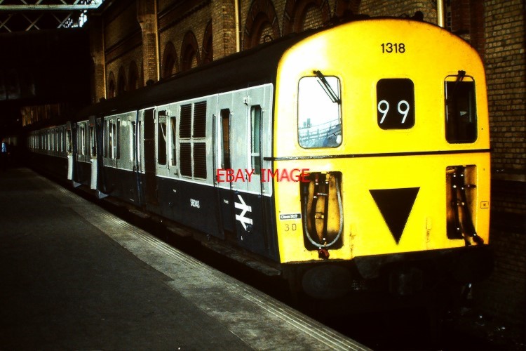 PHOTO BR(SR) CLASS 207 EAST SUSSEX 3-CAR DEMU NO 1318 AT LONDON BRIDGE ...