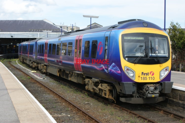 PHOTO CLASS 185 3-CAR DMU NO 185 110 AT SCARBOROUGH ON A SERVICE TO ...