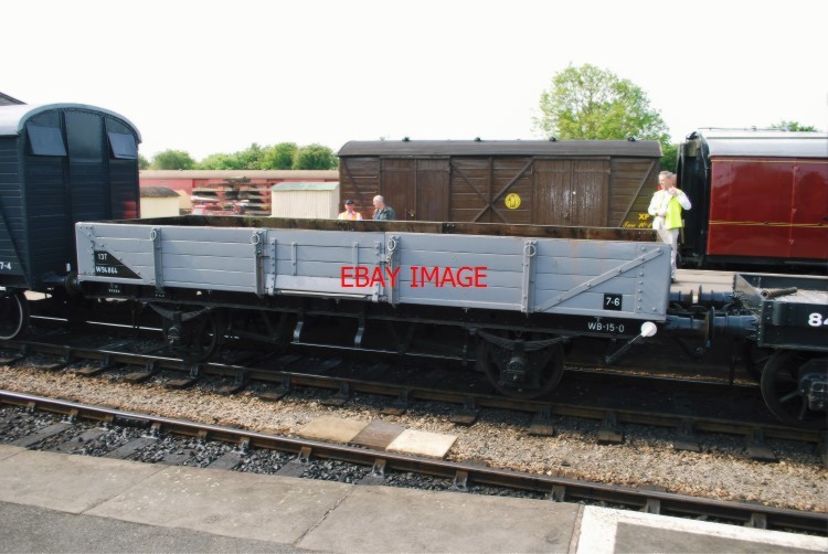 PHOTO GWR OPEN C 13 TON FITTED 4-PLANK TUBE WAGON NOW94864 ALTHOUGH IN ...