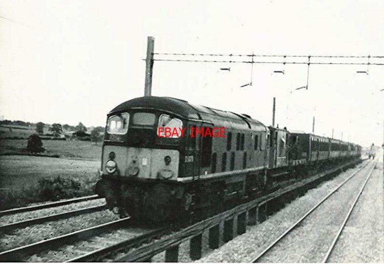 PHOTO BR CLASS 24 NO D5079 LATER 24 079 AT SANDBACH ON AN ENGINEERS ...