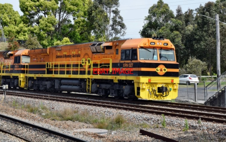 PHOTO GENESEE WYOMING AUSTRALIA CLASS XRN CO-CO NO XRN 027 ON A ...