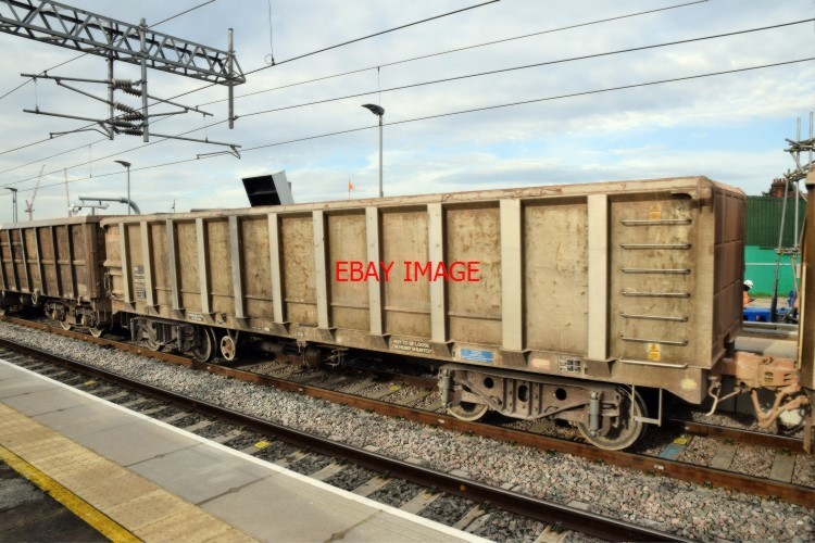 PHOTO JNA-A BOGIE AGGREGATE OPEN BOX WAGON NONACO 3953 OF MENDIP RAIL ...