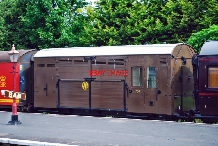 PHOTO GWR HORSEBOX NO 709 DIAGRAM N16 LOT 1577 BUILT BY GWR (SWINDON ...