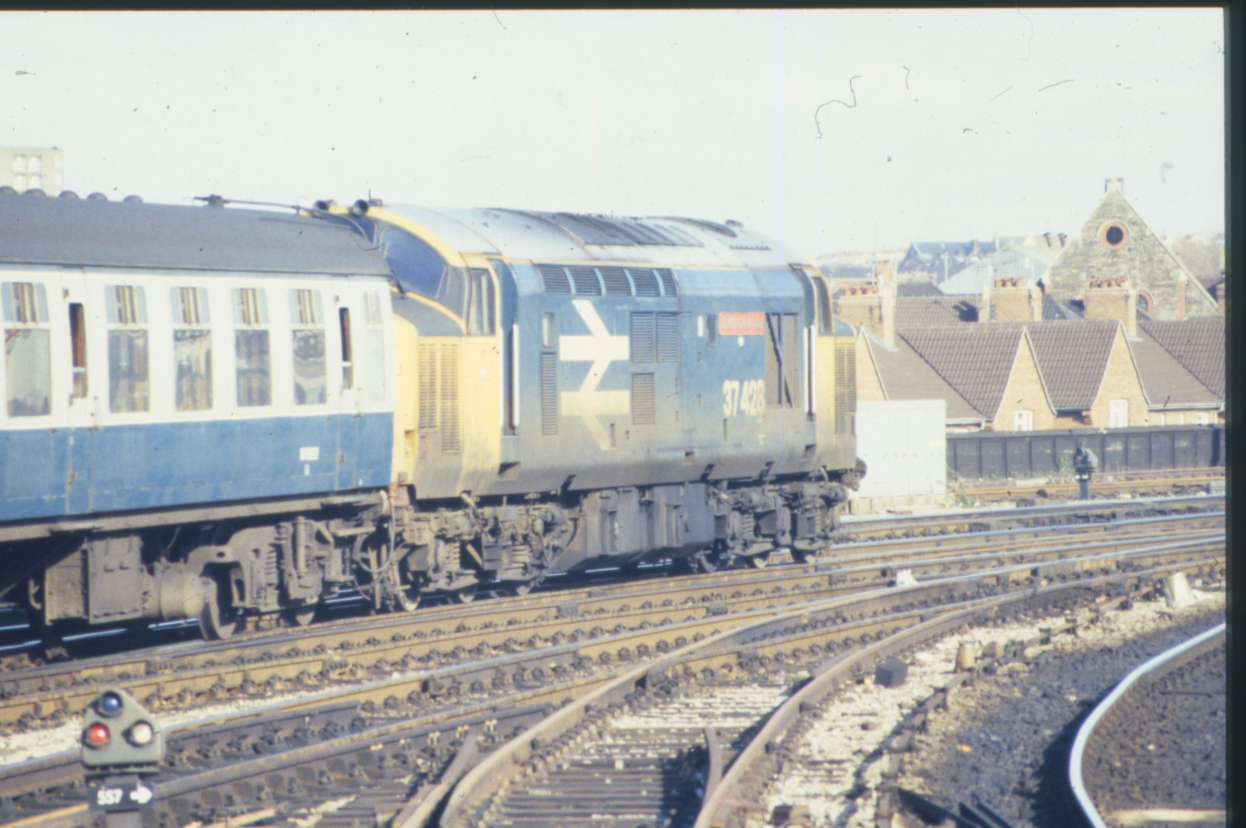 ORIGINAL 35MM SLIDE CLASS 37 LOCO NO 37428 DAVID LLOYD GEORGE AT ...