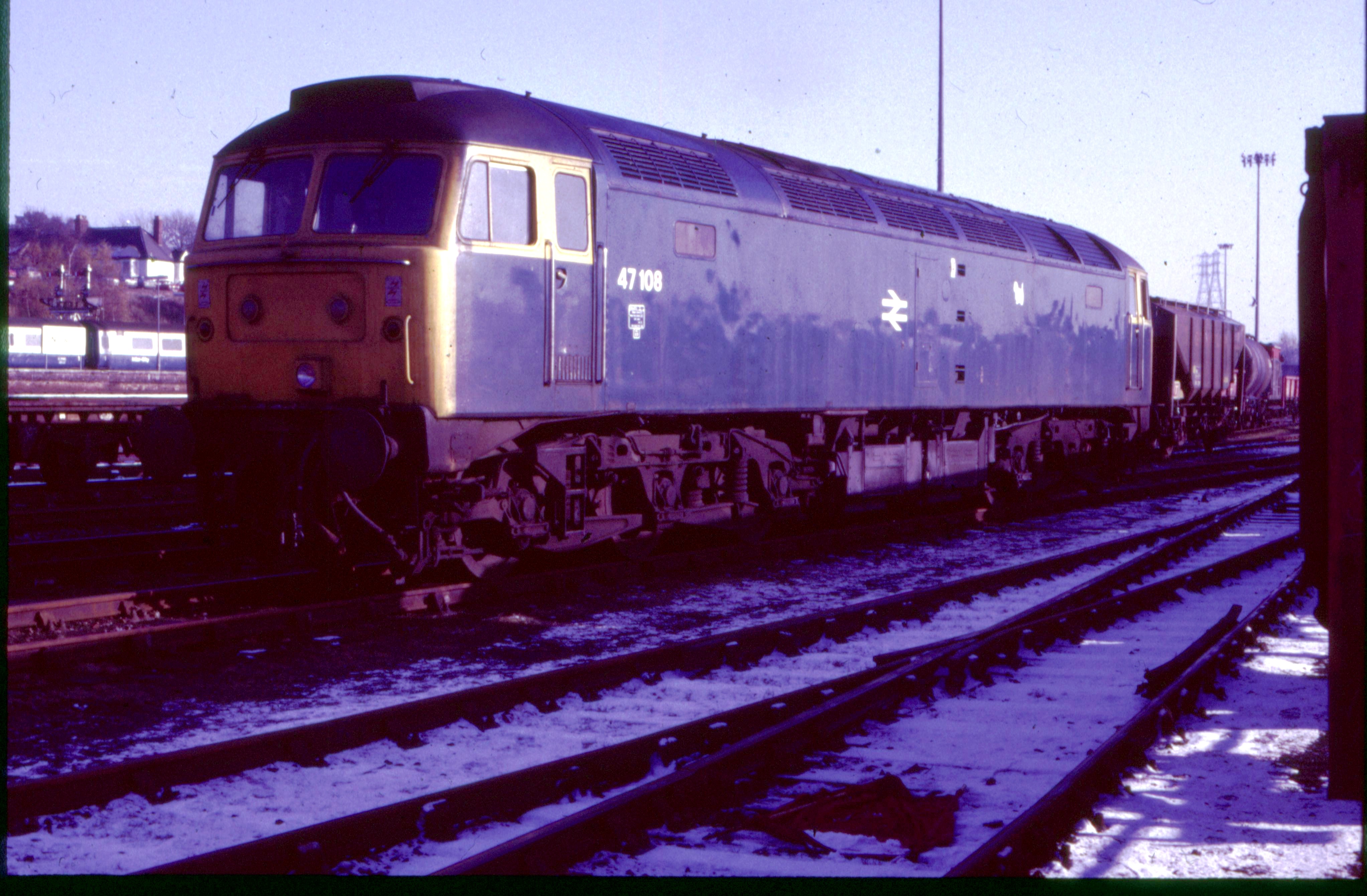 ORIGINAL 35MM SLIDE CLASS 47 LOCO NO 47108 £3.50 - PicClick UK