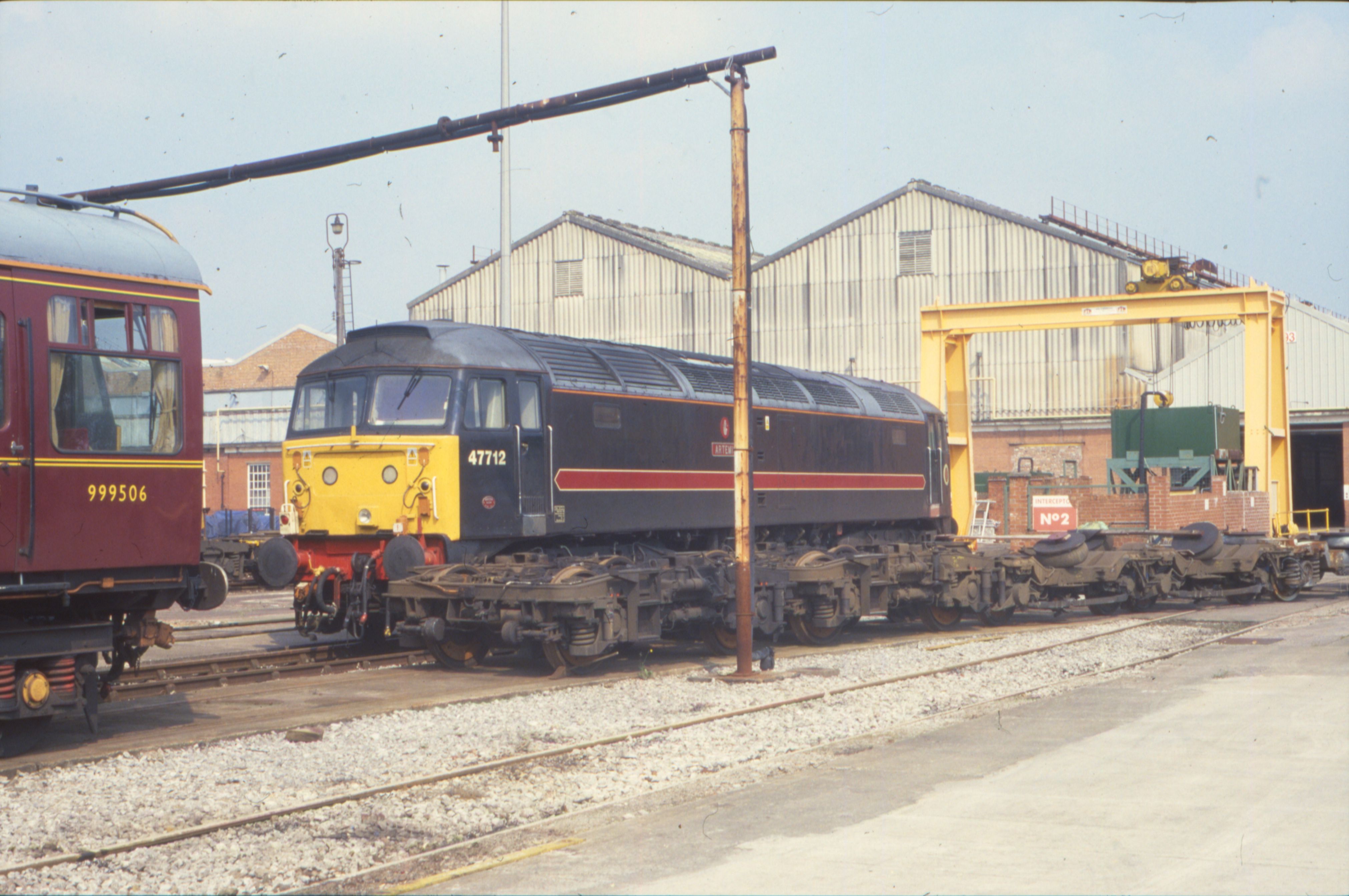 ORIGINAL 35MM SLIDE CLASS 47 LOCO NO 47712 £3.50 - PicClick UK