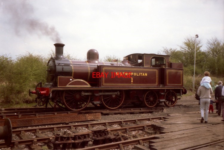 PHOTO METROPOLITAN RAILWAY E CLASS 0-4-4T NUMBER 1 (EX-LONDON TRANSPORT ...