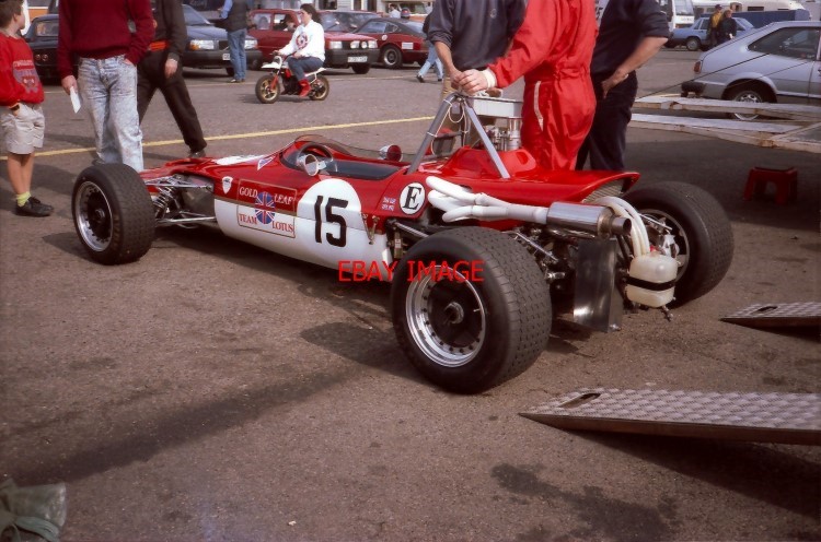 PHOTO JAMES WIGMORE'S EX-BEV BOND GOLD LEAF TEAM LOTUS F3 LOTUS 59B-MAE ...