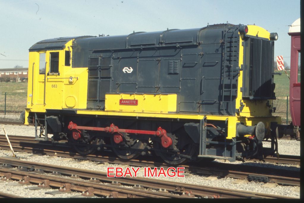 ORIGINAL 35mm SLIDE CLASS 08 SHUNTER NO 663 ANNETTE | eBay UK