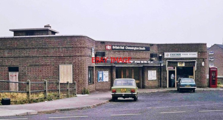 PHOTO CHESSINGTON SOUTH RAILWAY STATION. FRONTAGE C1970'S | eBay