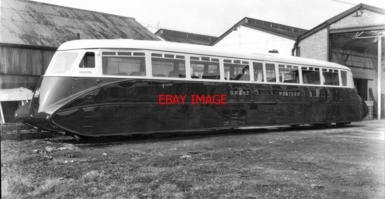 PHOTO THE FIRST GWR AEC RAILCAR IN THE FACTORY YARD | eBay