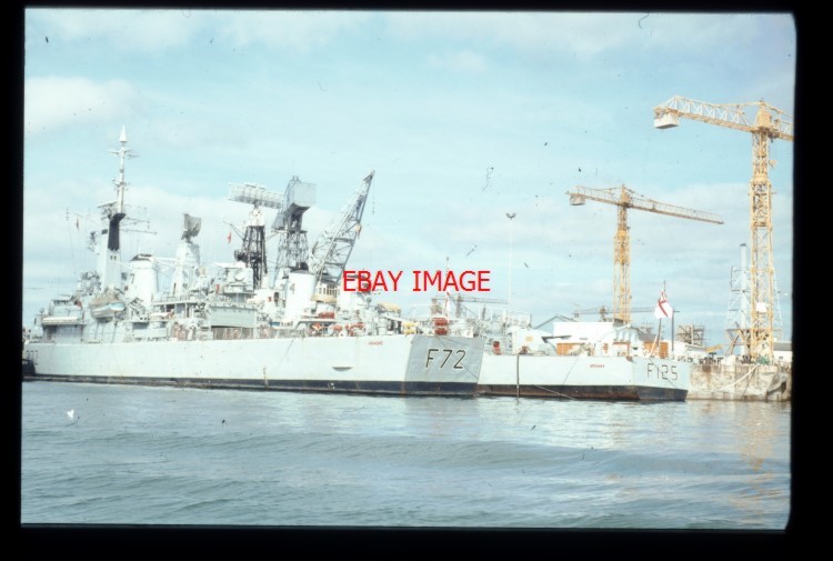 PHOTO ROYAL NAVY FRIGATE F72 AND F125 HMS ARIADNE HMS MOHAWK | eBay