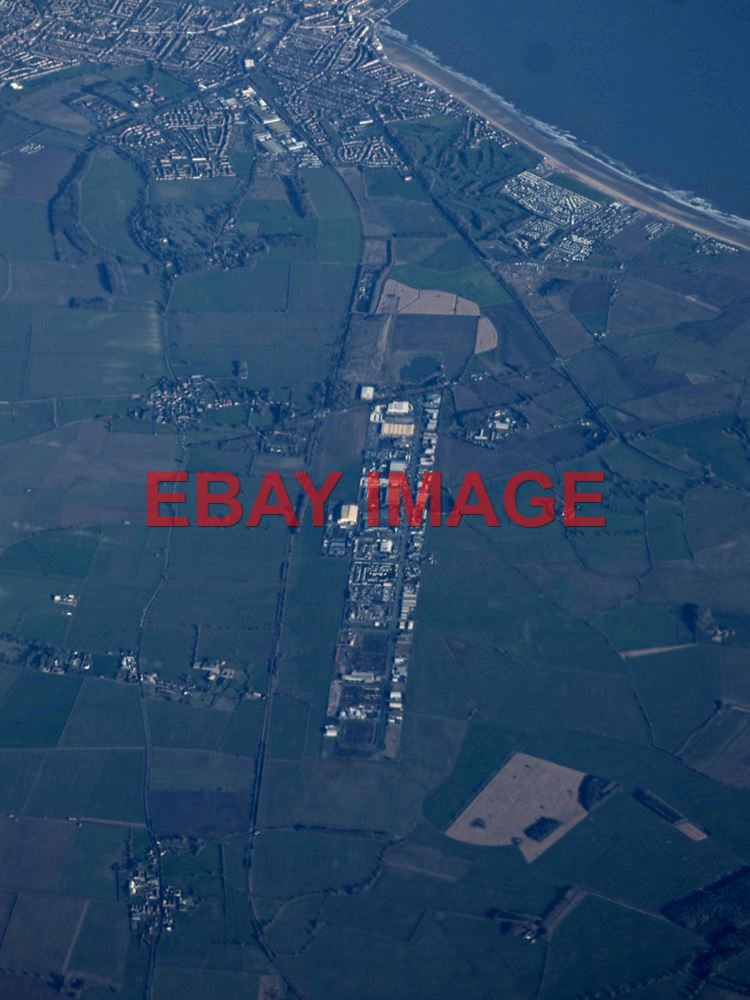 PHOTO FORMER RAF CARNABY FROM THE AIR ON THE OUTSKIRTS OF BRIDLINGTON ...